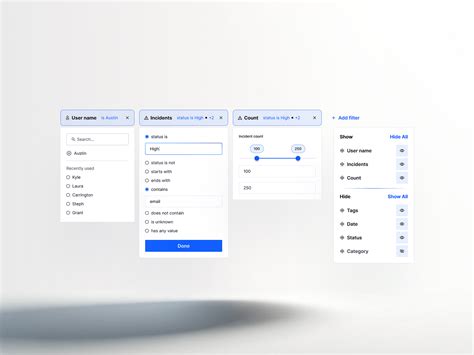 Filter Bars By Kyle Chaplin On Dribbble