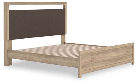 Kinlanni Upholstered Platform Bed Bedroom Depot