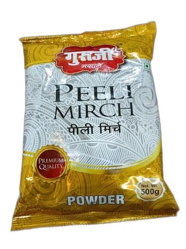 Spicy Peeli Mirch Powder 500g Packaging Type Packet At ₹ 545 Pack In