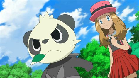 Image Serena And Pancham Xy047png Nederlandse Pokémon Wiki Fandom Powered By Wikia