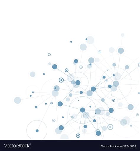 Abstract Network Connection Structure Royalty Free Vector