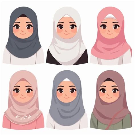 دانلود وکتور دختر با حجاب تایم کد