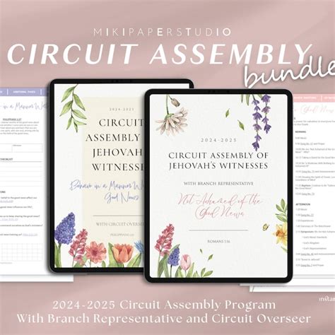 2024 2025 Assembly Jw Etsy