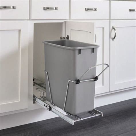 Rev A Shelf QT Pull Out Waste Container Pull Out With Full Extension Slide RV PB CRS