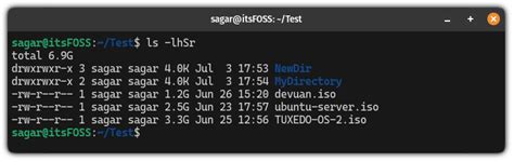 Linux 中的 Ls 命令使用教程 Linuxstory