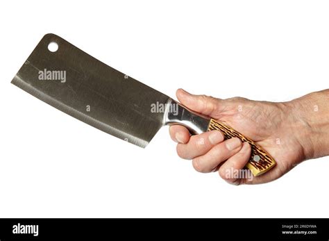 Holding A Butcher Knife
