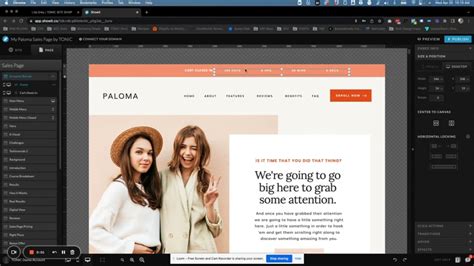 sales pages tonic site shop