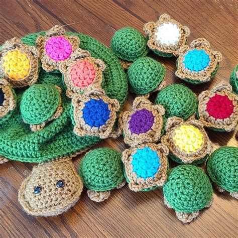The Original Turtle Memory Game Pattern English Pdf Original Stitched