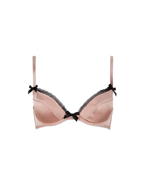 Felinda Padded Plunge Underwired Bra In Neutral Agent Provocateur Outlet