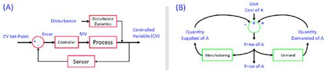 A Schematic Depicting The Analogy Of Feedback Control Loops A In Download Scientific Diagram