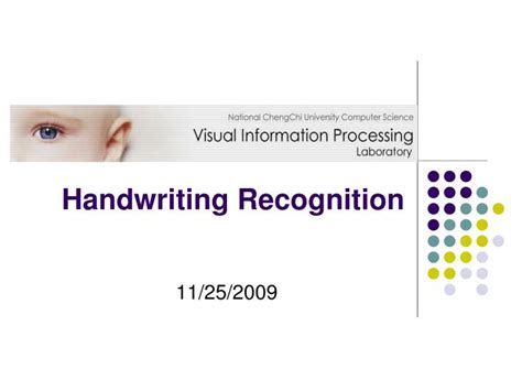 Ppt Handwriting Recognition Powerpoint Presentation Free Download Id 6051861