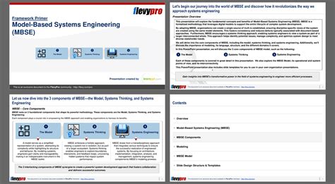 Model Based Systems Engineering Mbse Ppt Slide Deck