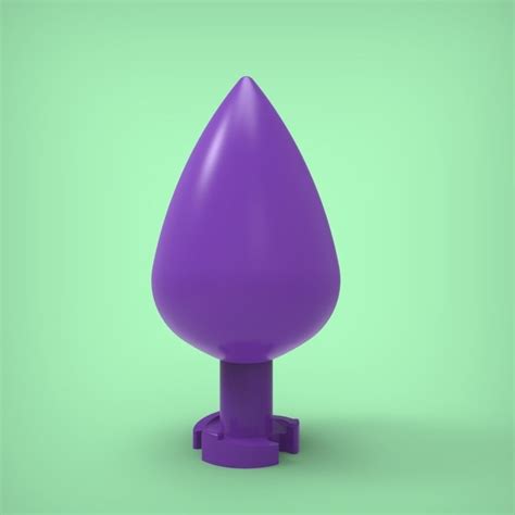 Download Stl File Butt Plug Pikachu Tail • Model To 3d Print ・ Cults