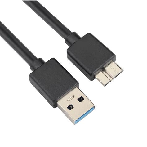 Кабел за твърд диск Usb Micro B 1 м черен Emag Bg