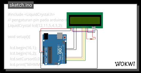 Lcd 16x2 Wokwi Esp32 Stm32 Arduino Simulator