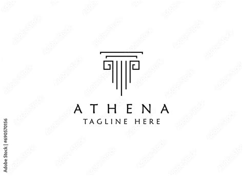 Greek God Head Wearing Laurel Wreath Statue Icon Logo Design Illustration Vector In Trendy