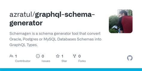 Github Azratulgraphql Schema Generator Schemagen Is A Schema Generator Tool That Convert