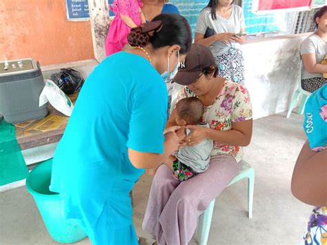 ဒေးဒရဲမြို့၌ ကိုယ်ဝန်ဆောင်မိခင်များနှင့် အသက် ၁ နှစ်ခွဲအောက် ကလေးများအား ပုံမှန်ကာကွယ်ဆေးများ