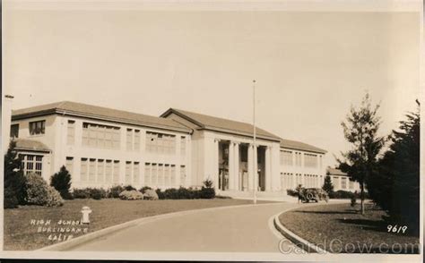 High School Burlingame Ca Original Photograph