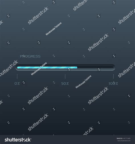 vector progress loading bar stock vector royalty free 141111445