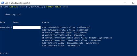 Powershell Get Permissions On Folder And Subfolders