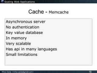 Scaling Web Applications PPT
