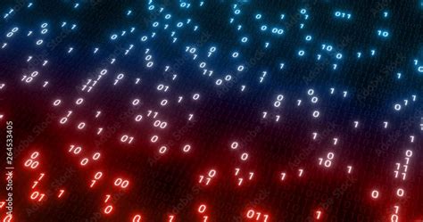 Hacking Digital Binary Code Matrix 01 Background Loop Hacker Dark Web