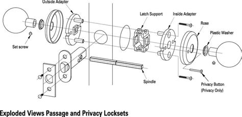 Diagram Of Antique Mortise Lock Parts And Components