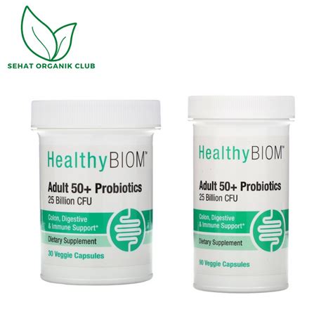 Jual HealthyBiom Adult 50+ Probiotics 25 Billion CFU 30 - HealthyBiom ...