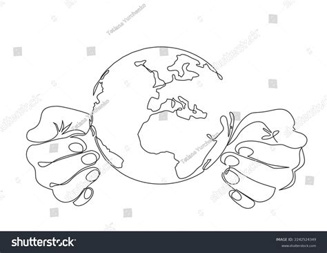 147654 Earth Line Art 이미지 스톡 사진 및 벡터 Shutterstock