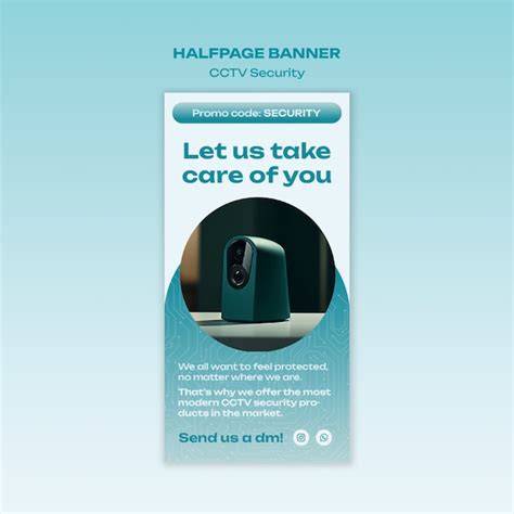 Free Psd Cctv Security Template Design