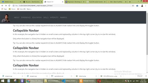 Html Is There Any Fixed Left In Bootsrap Navigations Stack Overflow