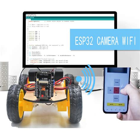 Esp32 Cam 4wd Smart Robot Car Kit For Arduino Programming Complete