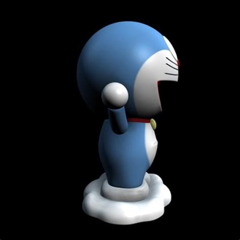 Cat Doraemon 3d Model