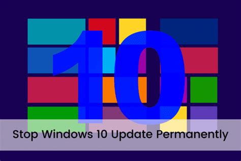 How To Stop Windows 10 Update Permanently