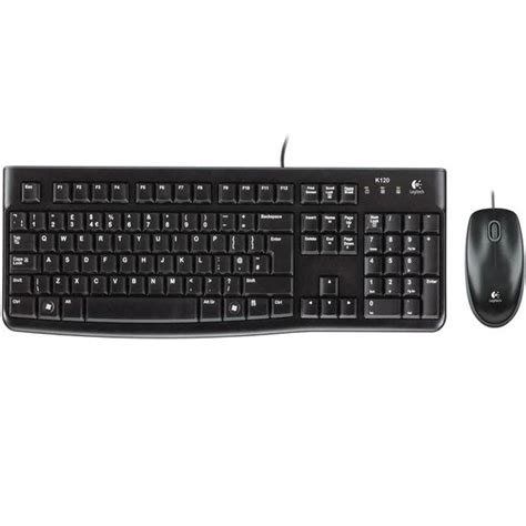 Buy Logitech Wired Keyboard And Mouse Mk120 Online In Kuwait Best Price