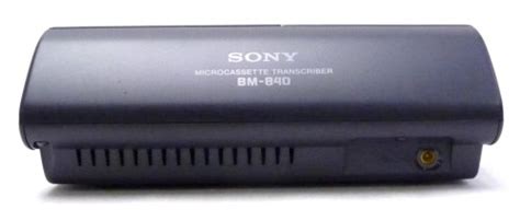 Sony Bm 840 Microcassette Transcription Transcriber Machine Voxeagle