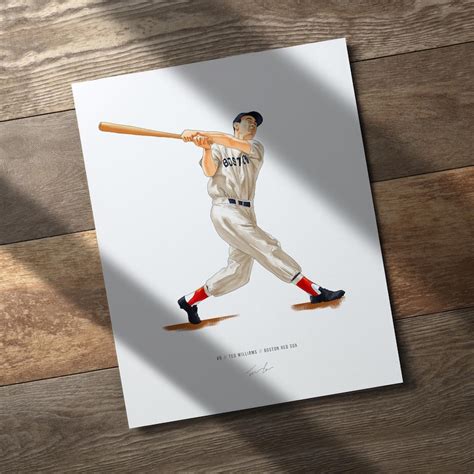 Ted Williams Etsy
