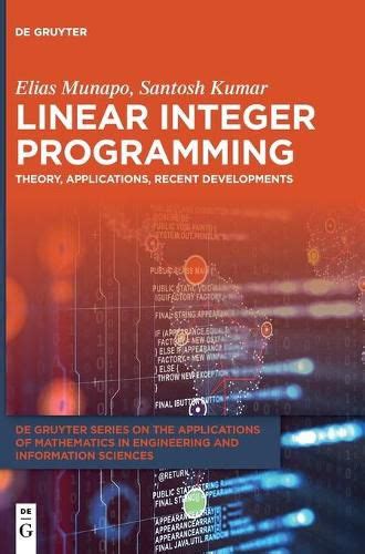 Linear Integer Programming Theory Applications Recent Developments