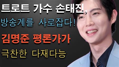 트로트 가수 손태진 방송계를 사로잡다 김명준 평론가가 극찬한 다재다능 예술가의 독보적 영향력과 미래 전망 Youtube