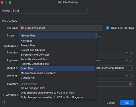 Sass Scss And Less Webstorm Documentation