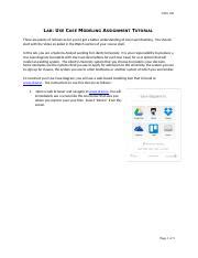 Lab Use Case Modeling Assignment Tutorial Docx CSIS LAB USE CASE MODELING ASSIGNMENT