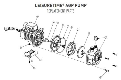 Onga Above Group Pump Casing And Priming Plug Assembly