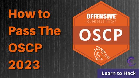 How I Passed The Oscp In 10 Hours Youtube