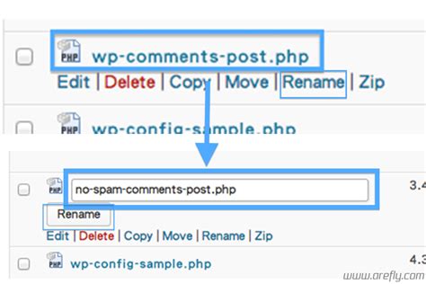 通過更改「文件名」來減少wordpress垃圾評論 畅想资源