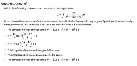 solved question 1 3 marks which of the following
