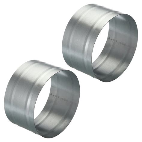 Uxcell 6 Duct Connector Metal Duct Coupling Vent Coupler Dryer Pipe