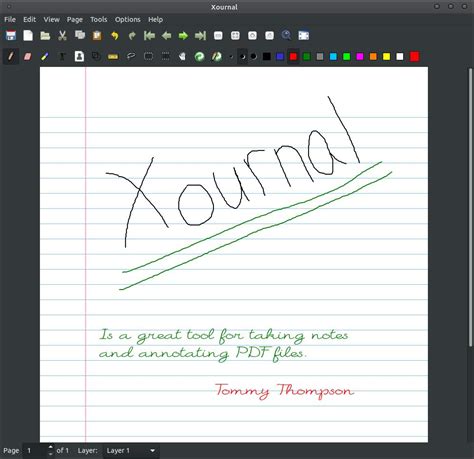 Xournal Learn Ubuntu MATE