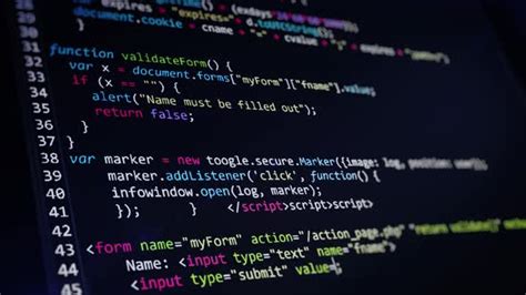Computer Code Programming Screen Motion Graphics Videohive