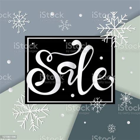 겨울 판매 배너 레터링 디자인입니다 벡터 일러스트 레이 션 Final Round에 대한 스톡 벡터 아트 및 기타 이미지 Final Round 가격 감기와 독감